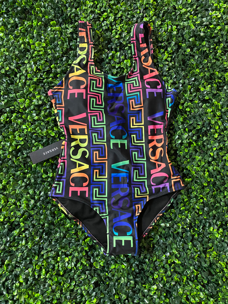 Black Neon V One Piece swimsuit – She Addicted Boutique